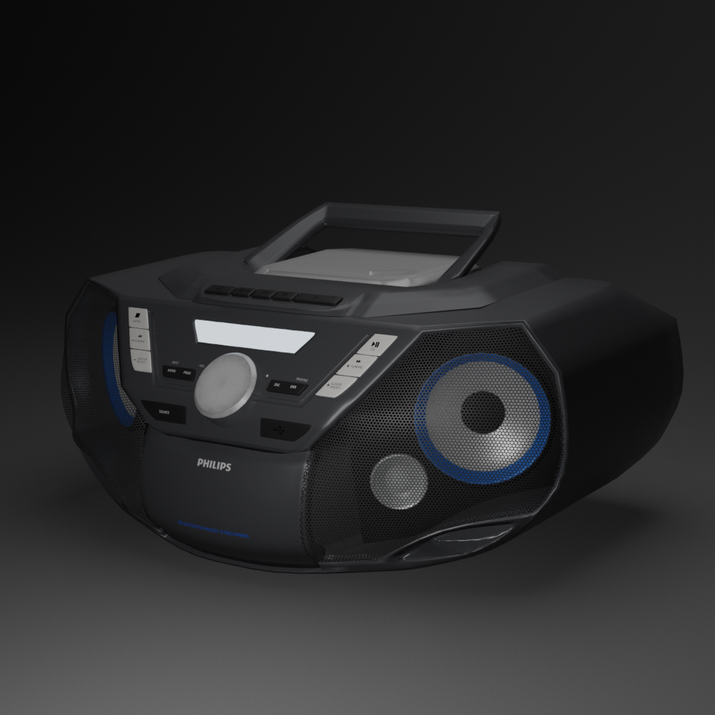 Philips AZB798 | Audio Devices models | BlenderKit
