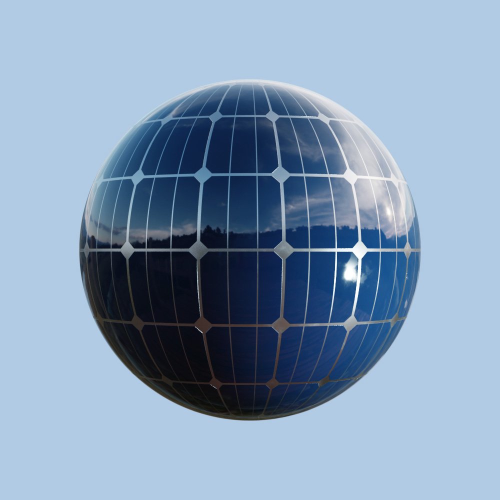 Solar Panel | FREE tech materials | BlenderKit