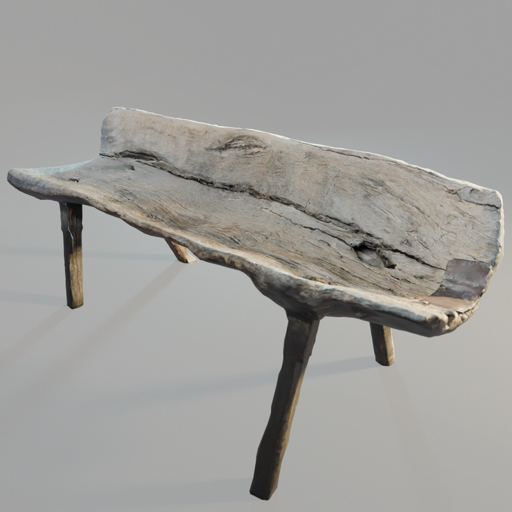 Wooden bench | Benches models | BlenderKit