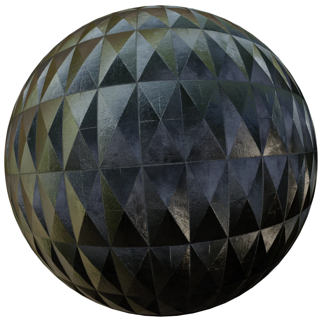 Black Rectangle pyramid | FREE tiles materials | BlenderKit