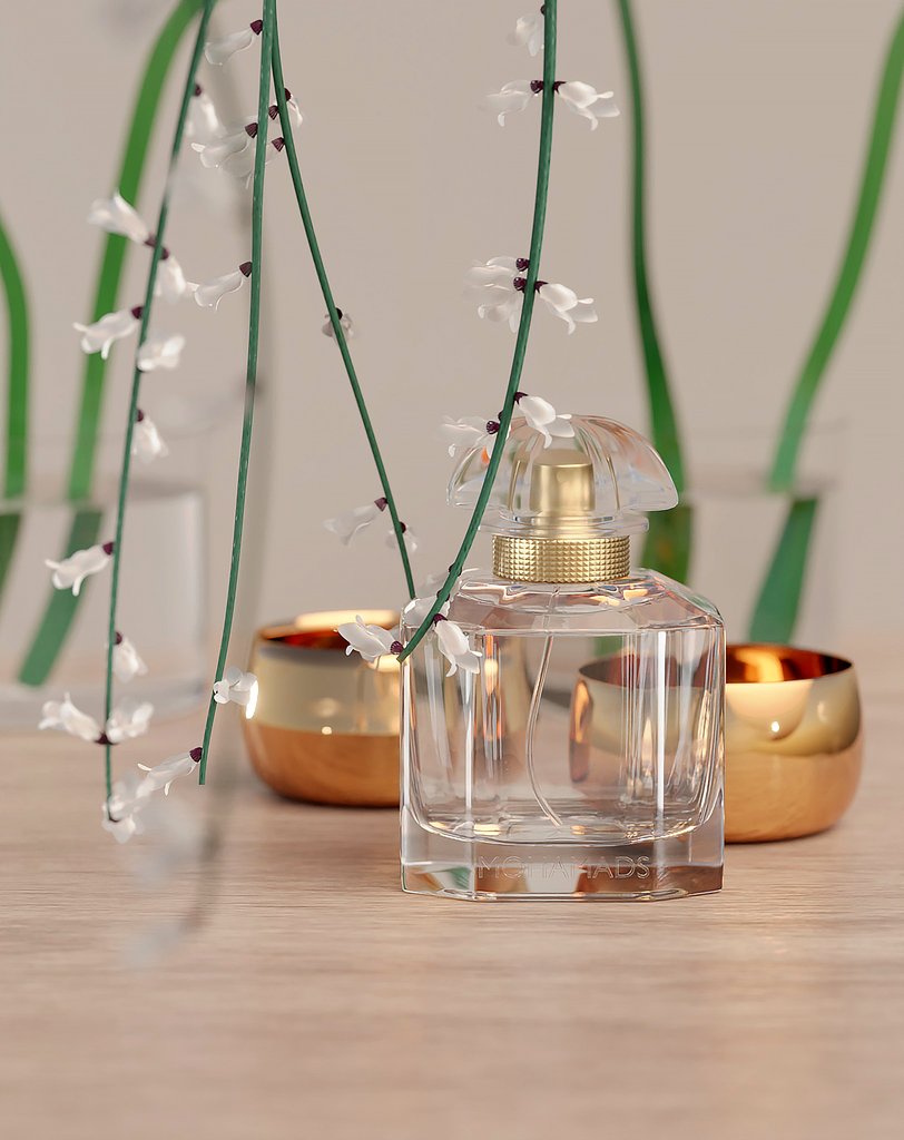 Perfume scene | Mockup scenes | BlenderKit