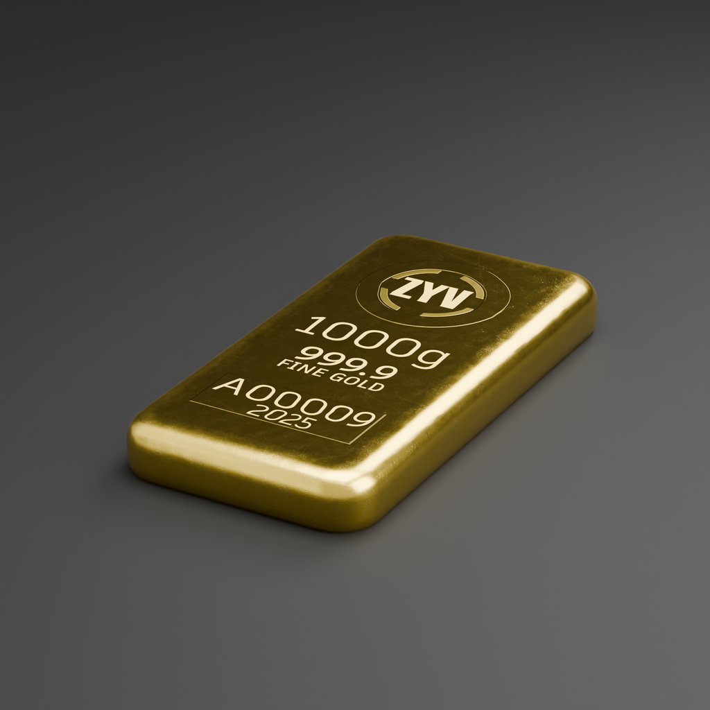 1kg fine gold ingot | Money models | BlenderKit