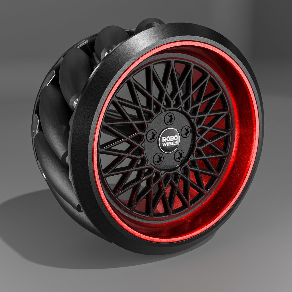 Mecanum wheel BORBET-B | FREE Robotics models | BlenderKit