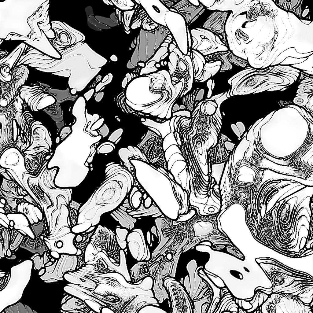 Reaction Diffusion Alien Pattern | Simulations models | BlenderKit