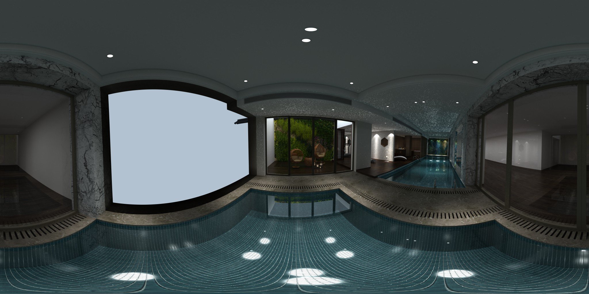 Swimming pool | Sports HDRis | BlenderKit
