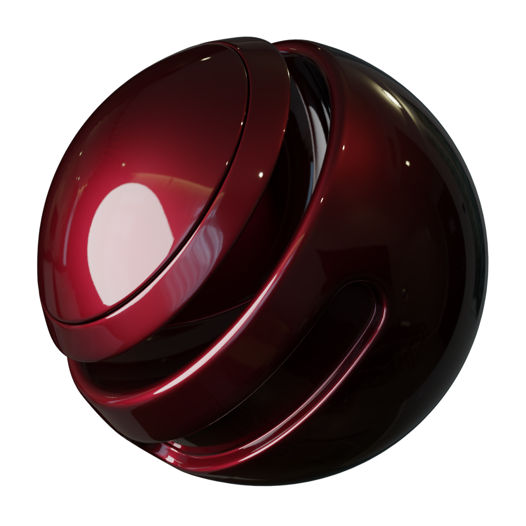 Cherry Metallic Car Paint | FREE metal materials | BlenderKit