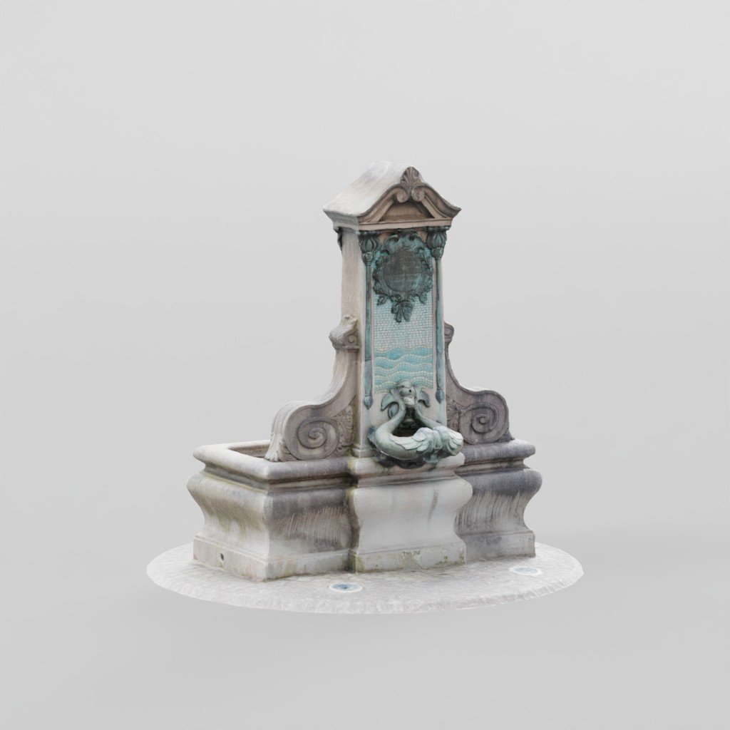 Victorian Fountain Photo-Scan | Fountains models | BlenderKit