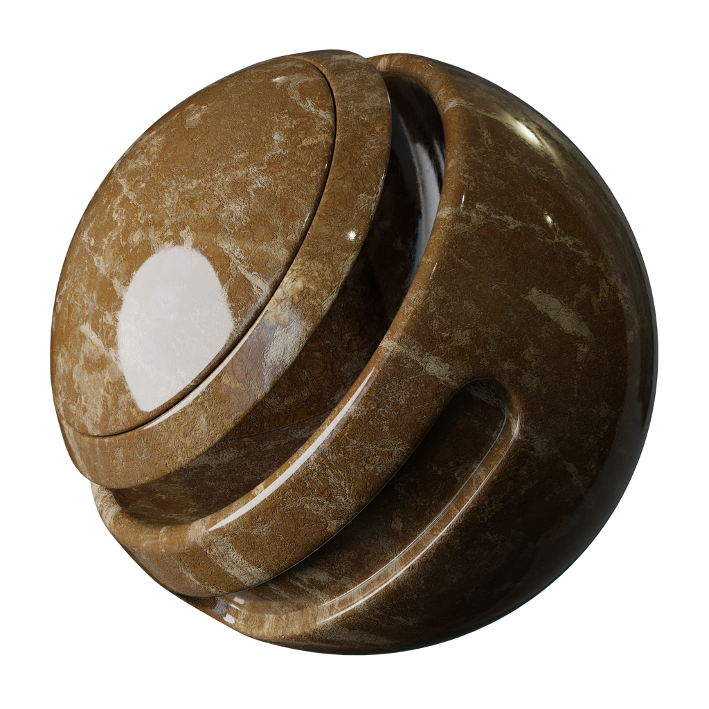 Golden Emperador Marble | FREE marble materials | BlenderKit