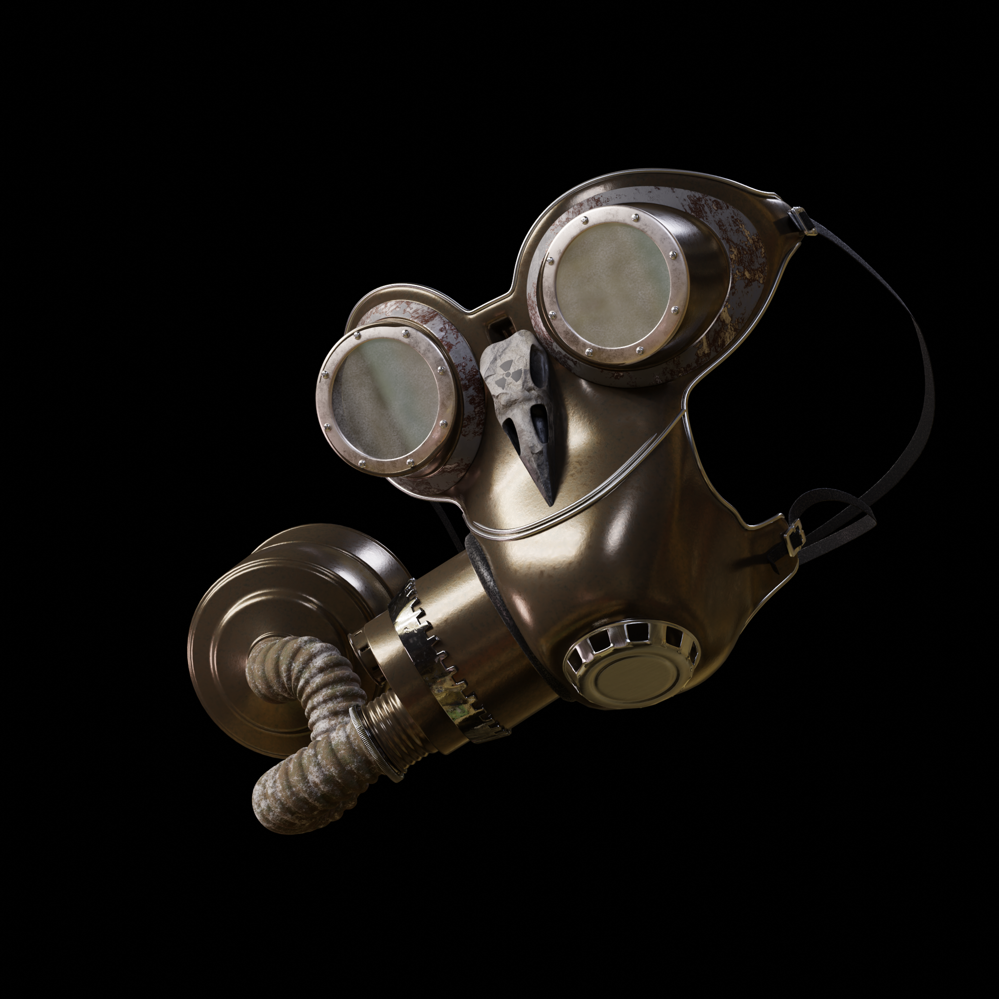 Respirator mask | Sci-Fi Weapons models | BlenderKit