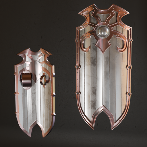 MK Shield 031 | Historical Weapons models | BlenderKit