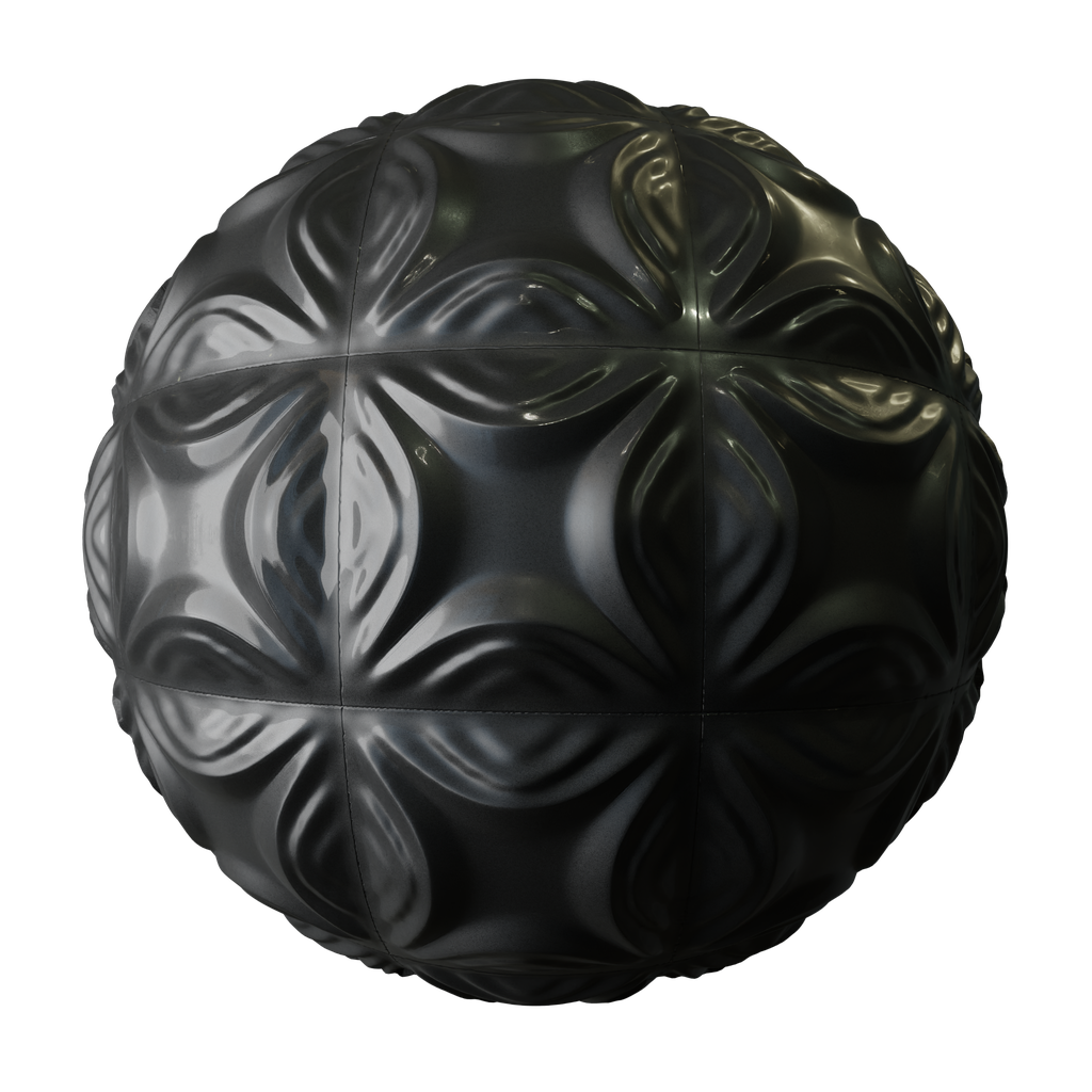 3d symmetrical waves wall tile | FREE tiles materials | BlenderKit