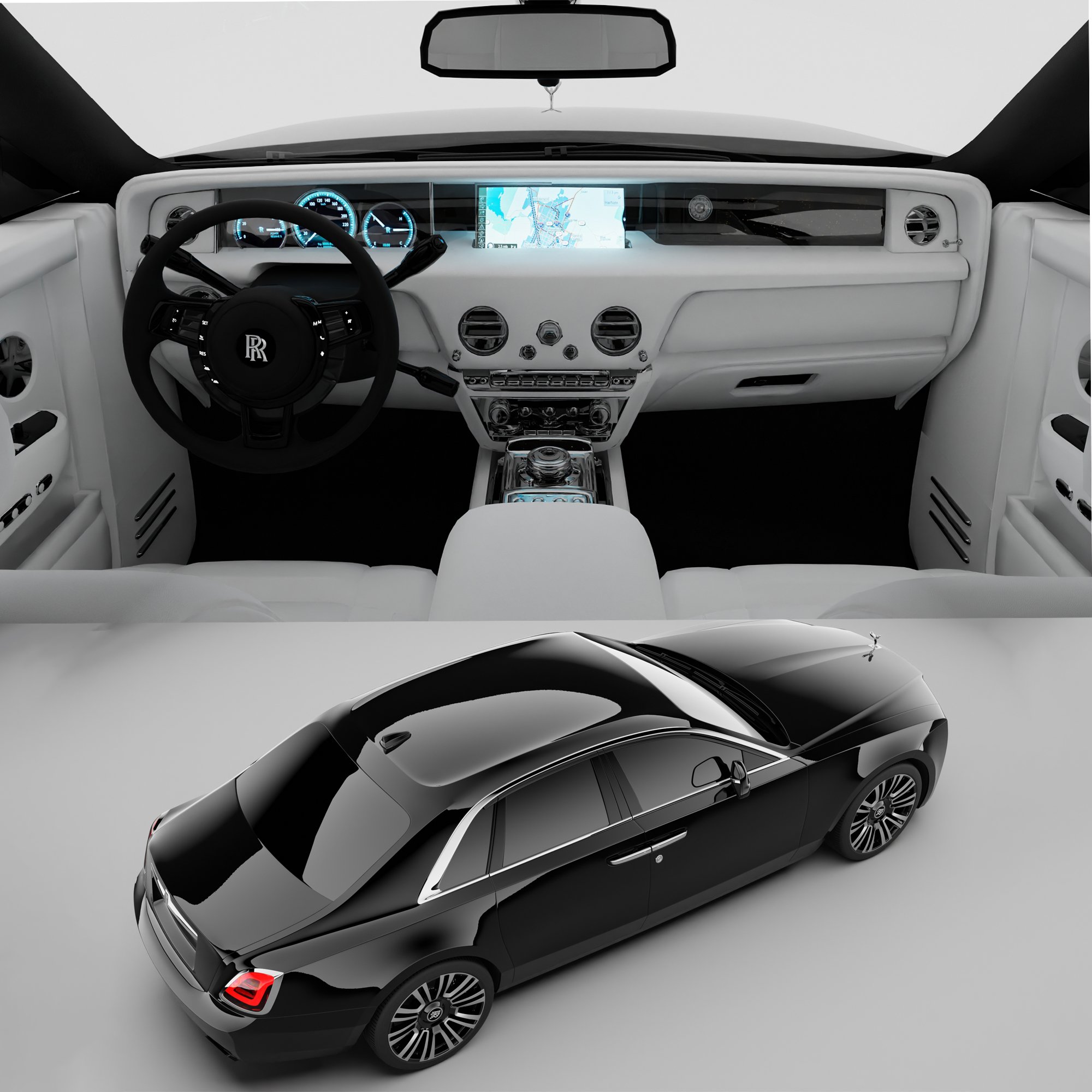 2021 Rolls-Royce Ghost | Luxury Cars models | BlenderKit