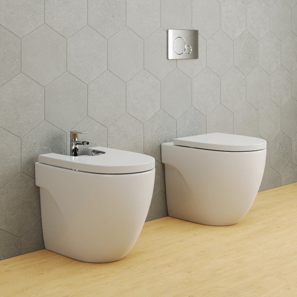 Toilet & bidet Roca meridian | Toilets & Bidets models | BlenderKit