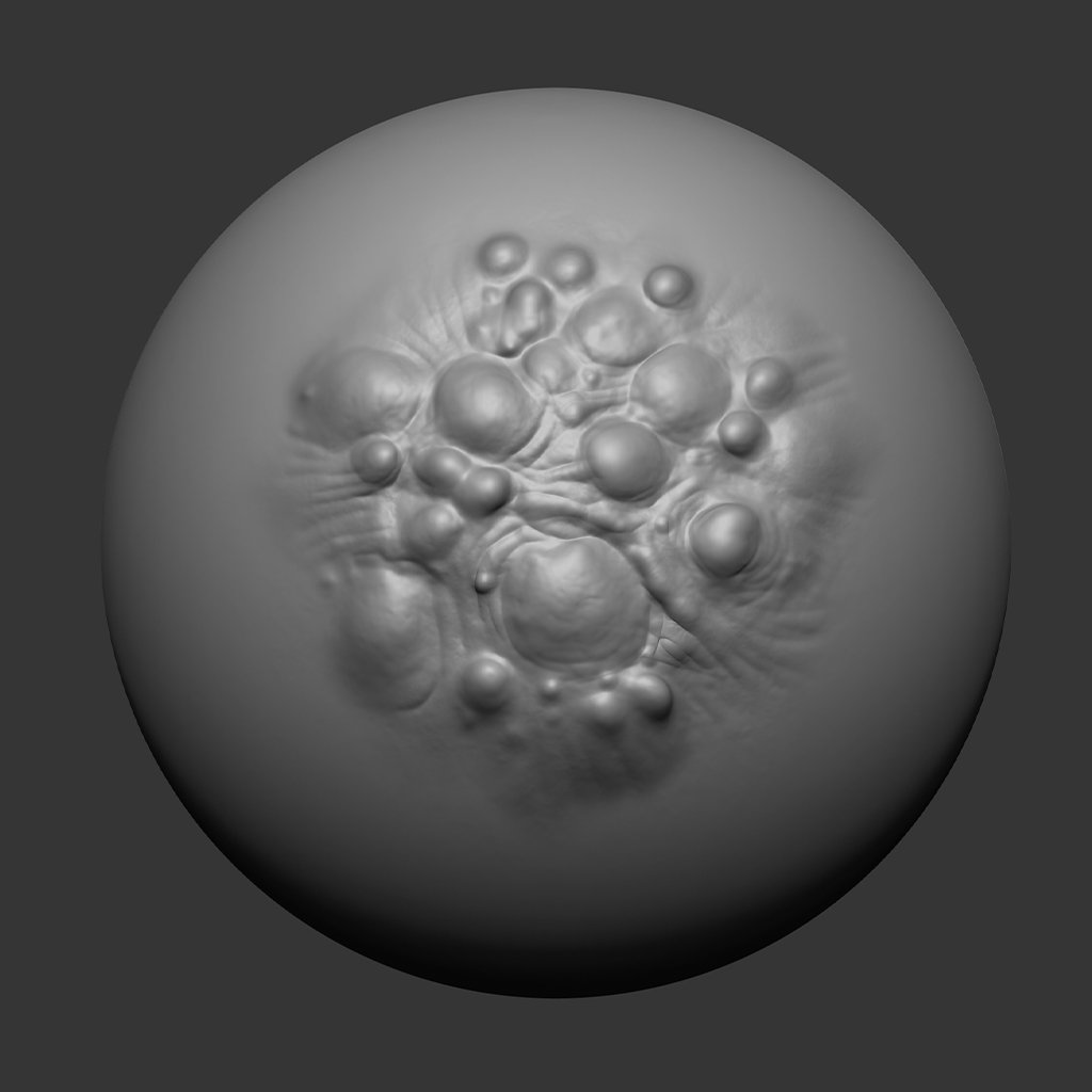 NS Zombie flesh pimples | misc brushes | BlenderKit