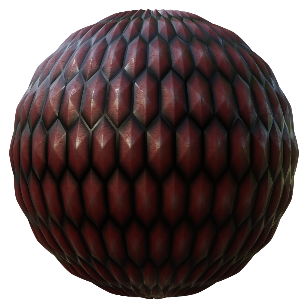 Elongated Hexagonal Armour - 01 | FREE metal materials | BlenderKit