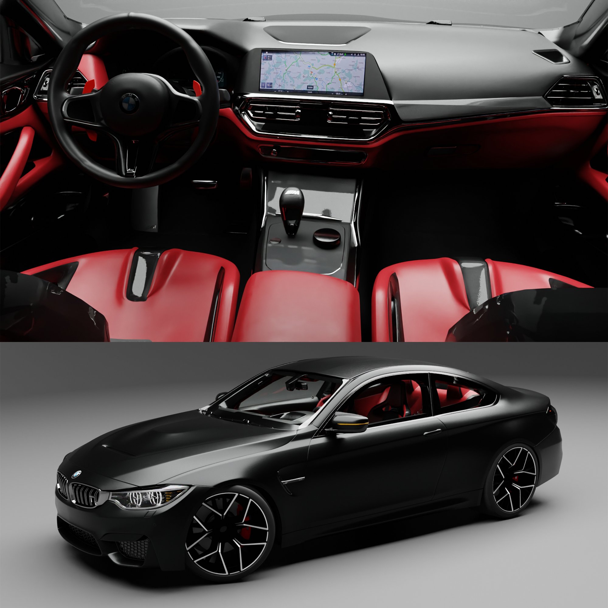 BMW M4 CS(Rigged) | Smart Watches models | BlenderKit