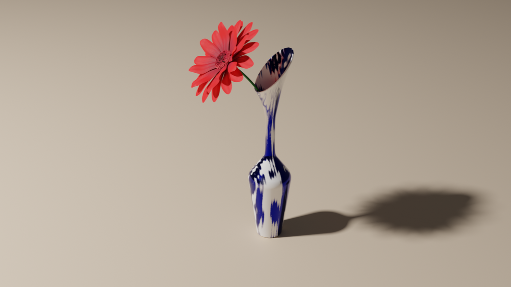 Flower in a vase | FREE Indoor Plants models | BlenderKit