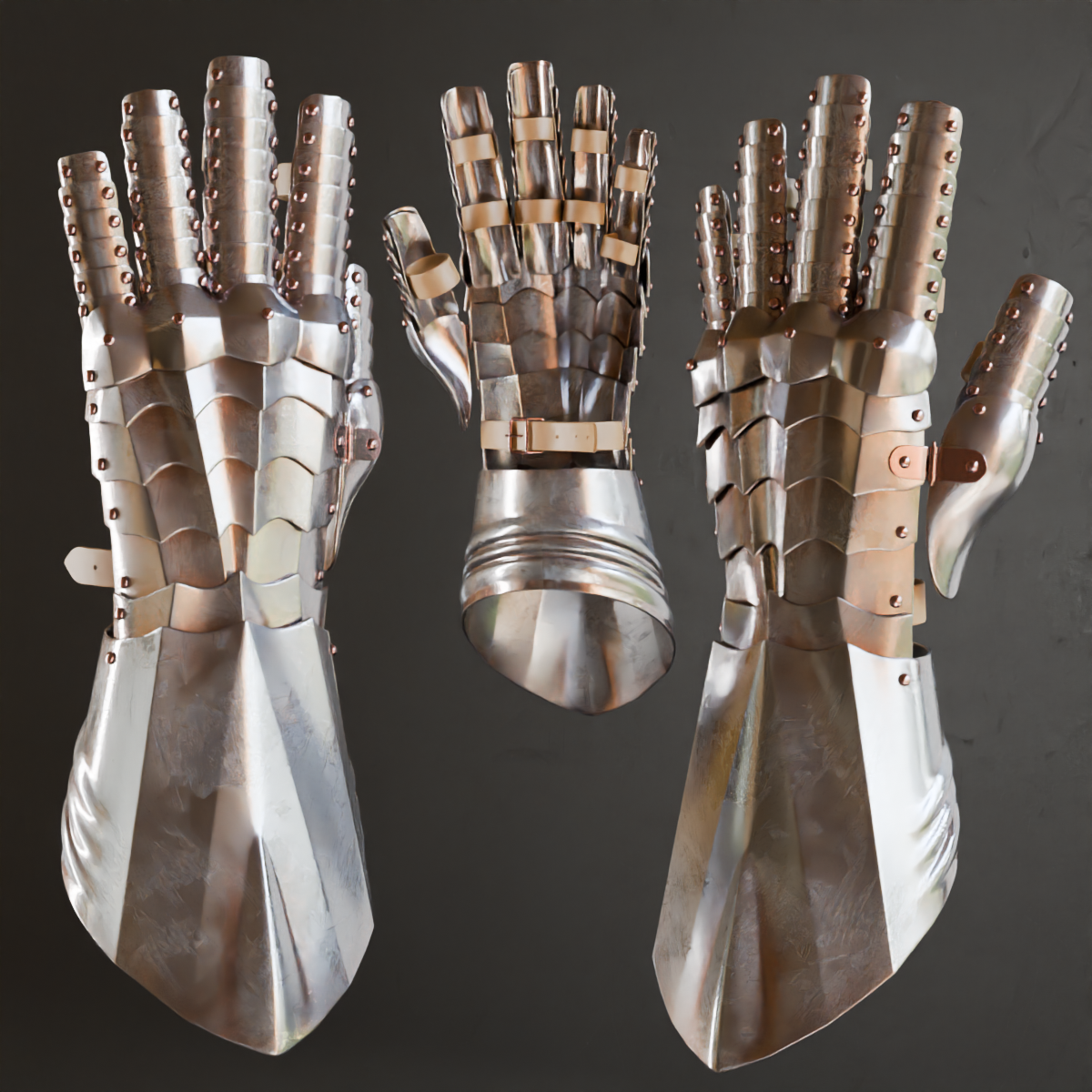 MK HandArmor 009 | Historical Weapons models | BlenderKit