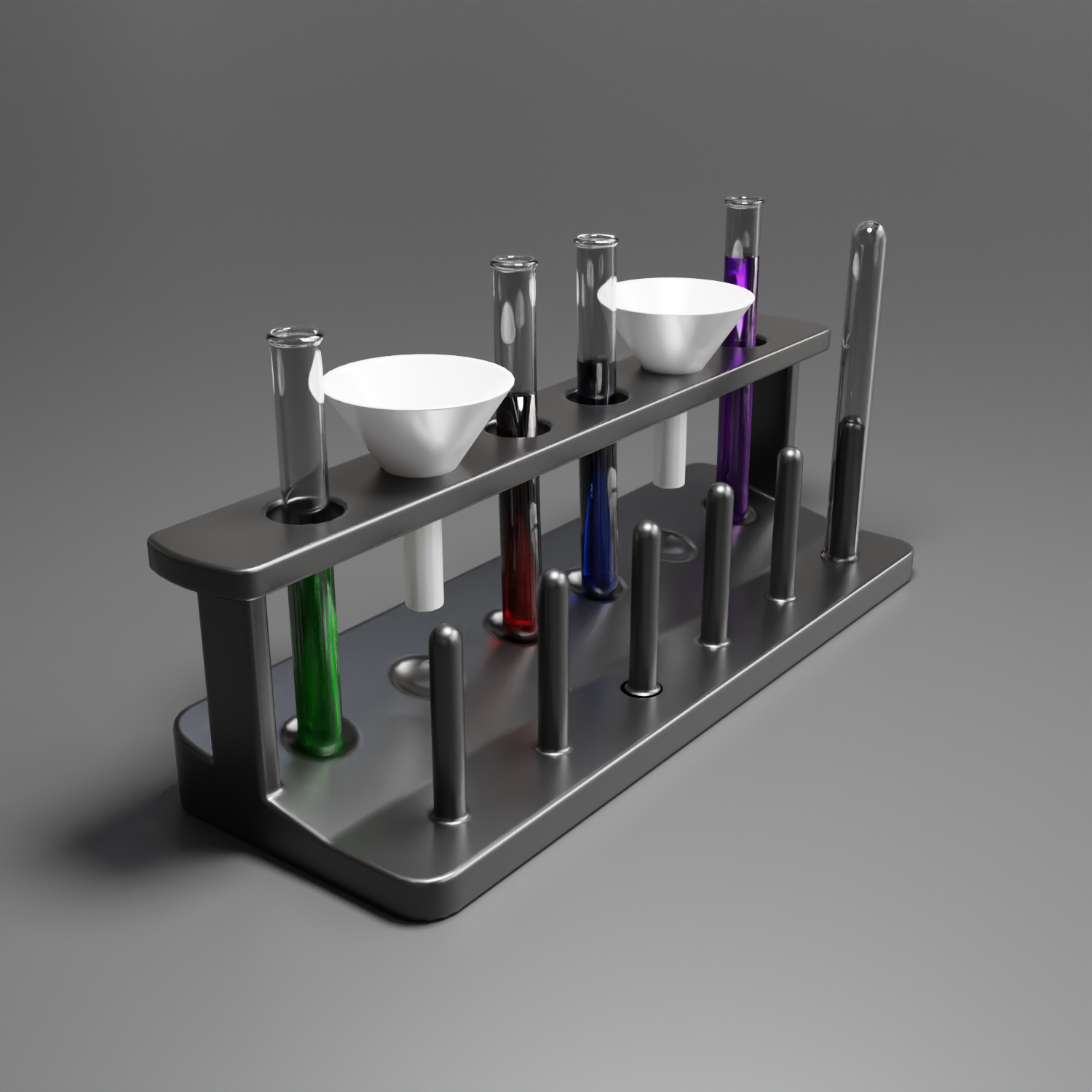 Lab test tubes | FREE Lab Equipment models | BlenderKit
