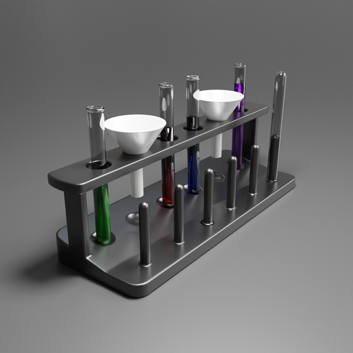 Scifi Lab Desk | FREE Lab Equipment models | BlenderKit