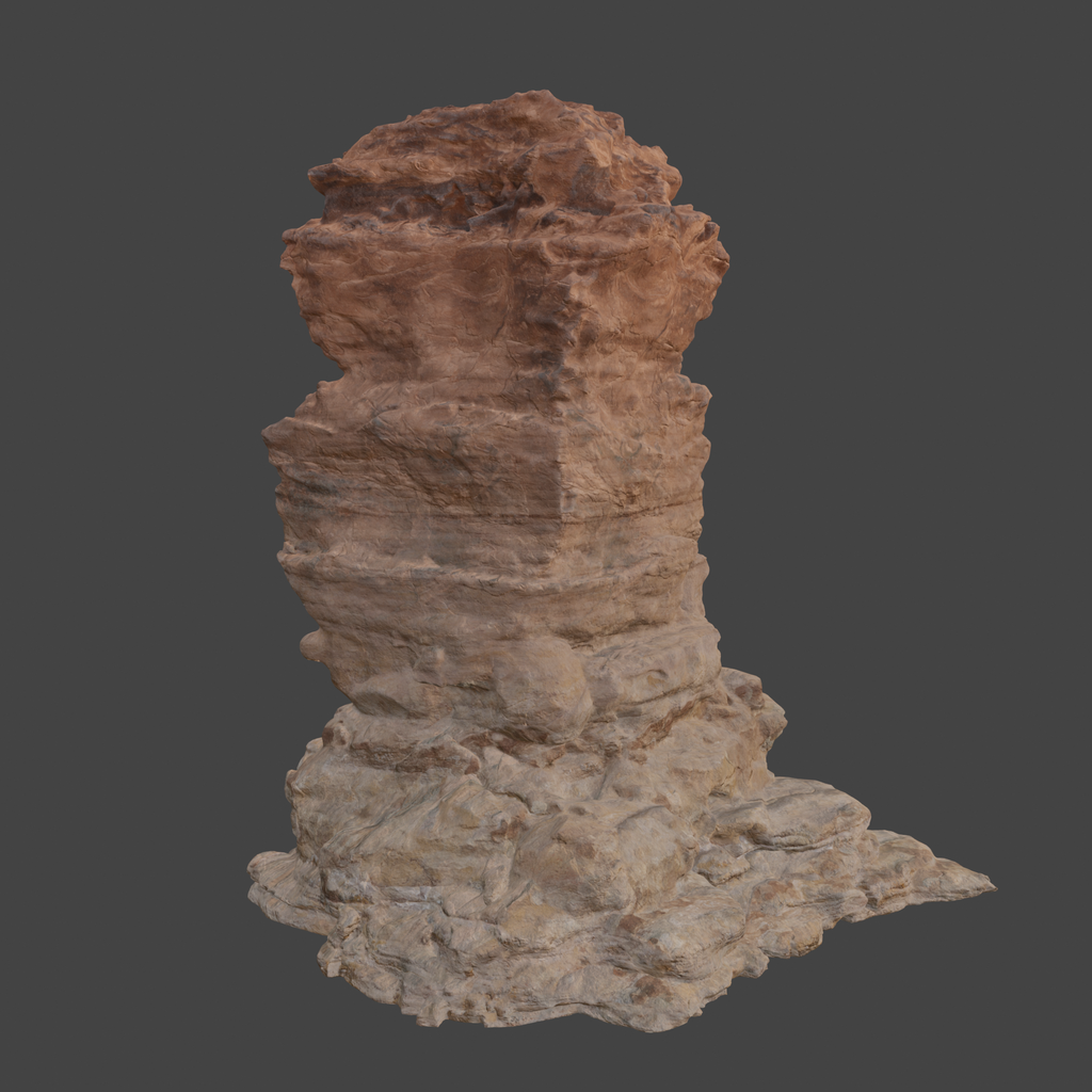 Desert Rock Formation | Environment Elements models | BlenderKit