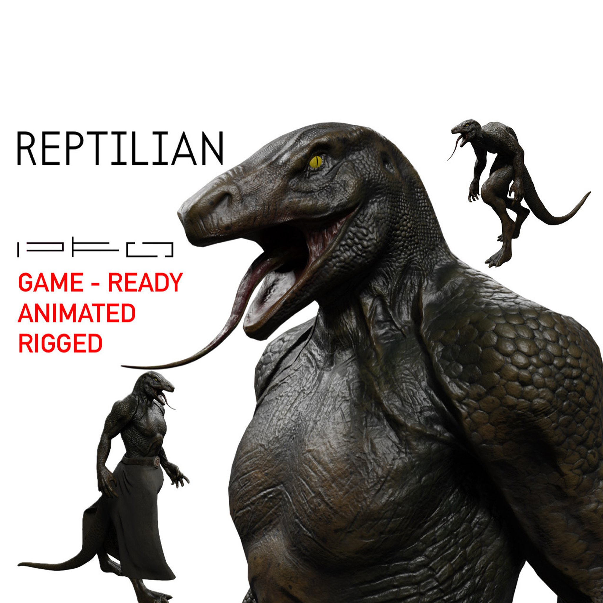 Lizard | Monsters & Creatures models | BlenderKit