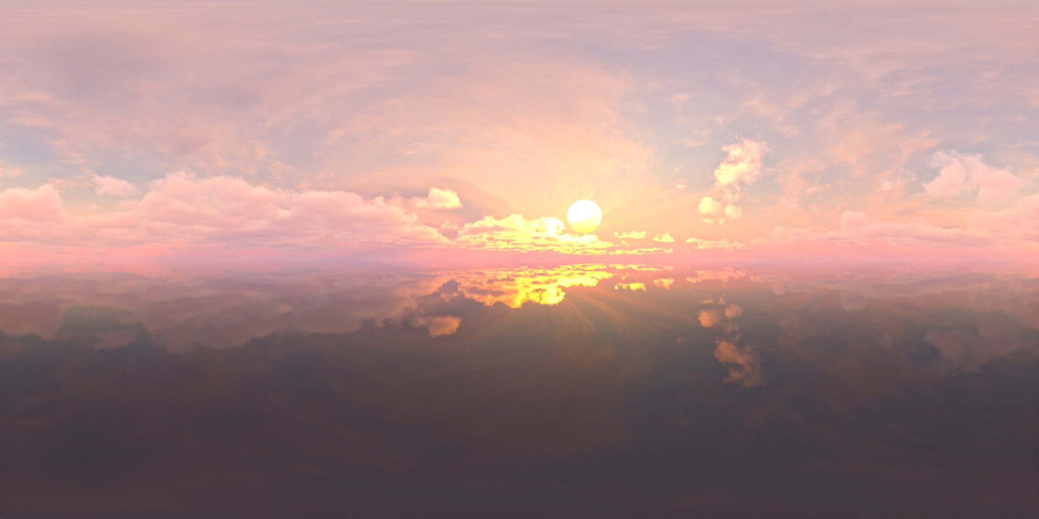 Pure sunset sky | Landscapes HDRis | BlenderKit
