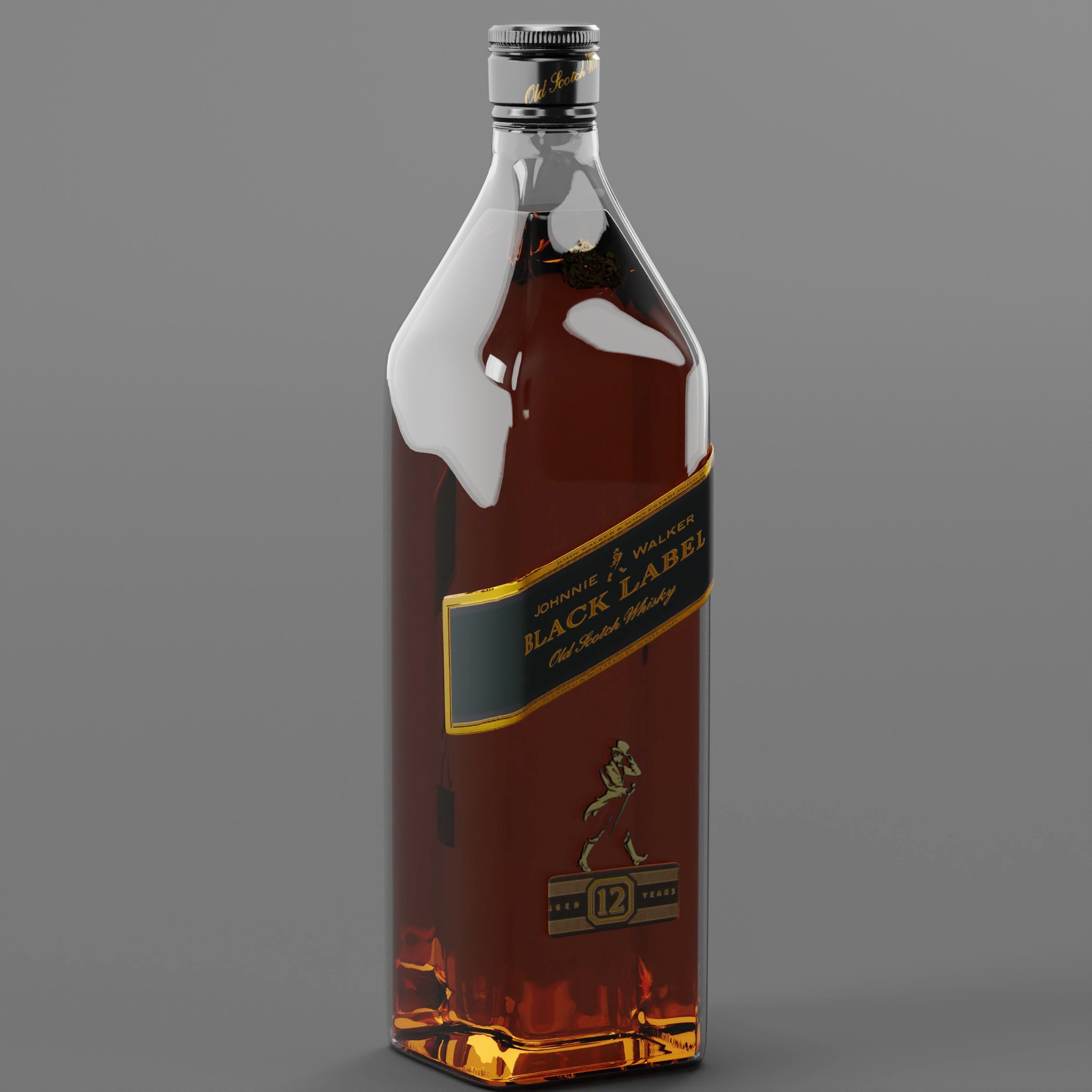 Johnnie Walker Black Label | Beverages models | BlenderKit