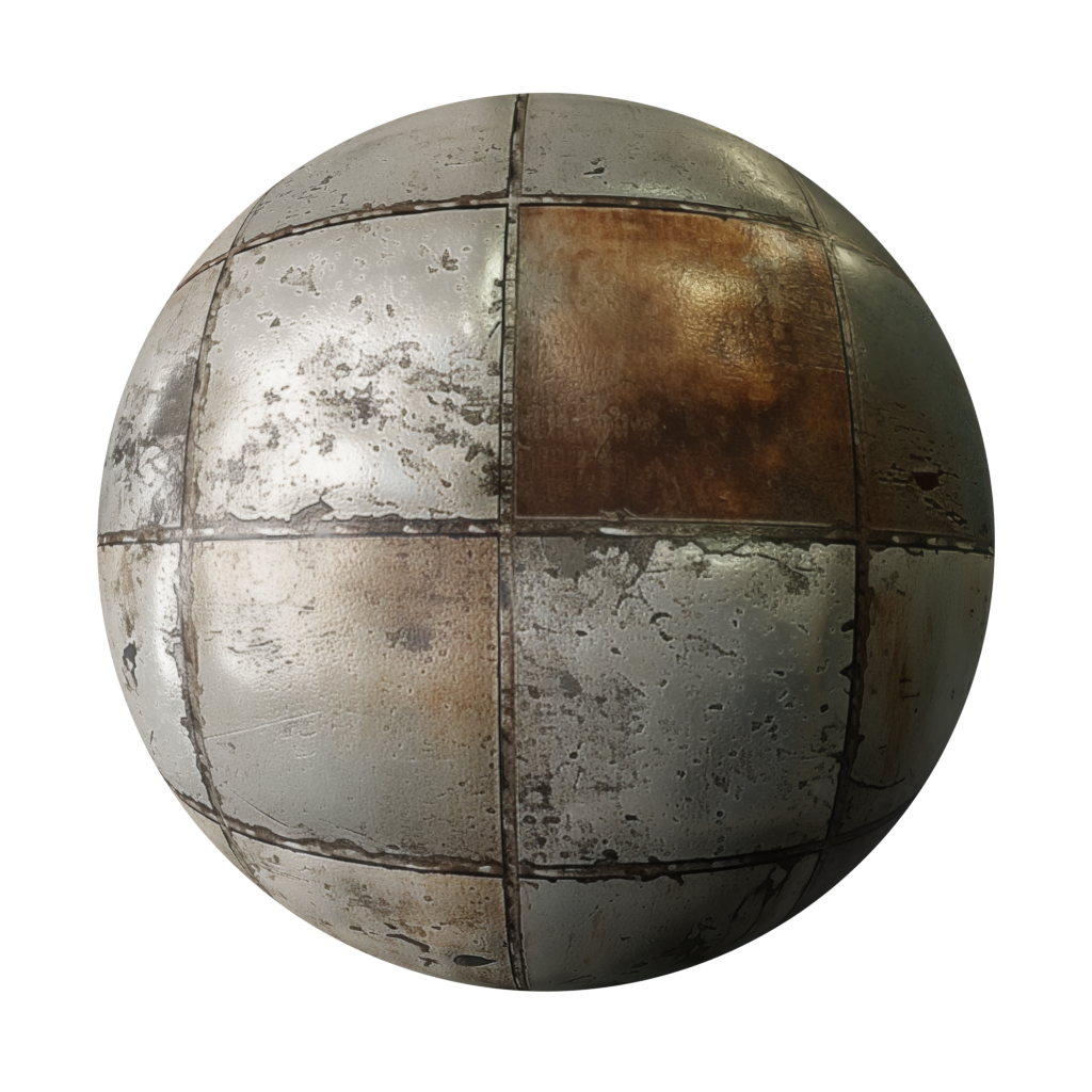 Metal rusty plates | FREE metal materials | BlenderKit