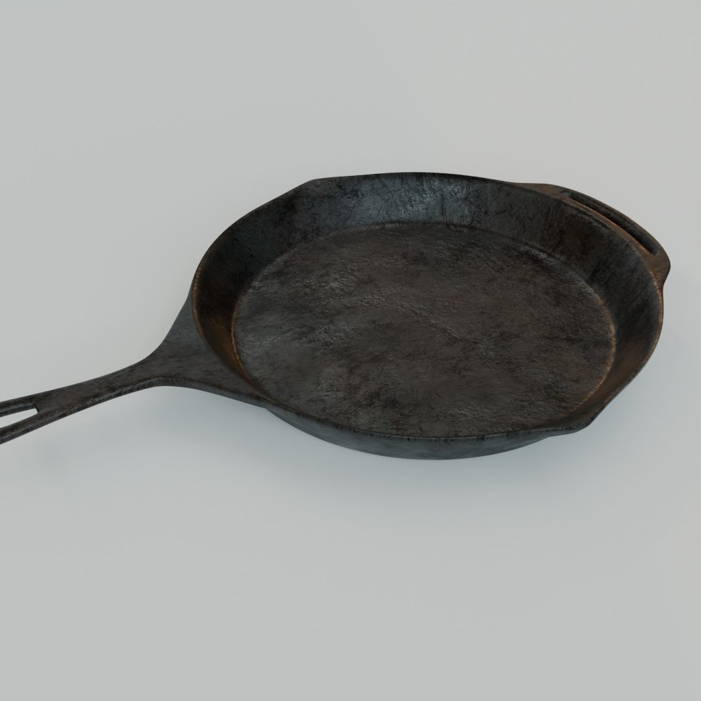 Streak frying pan | FREE Kitchen Appliances models | BlenderKit