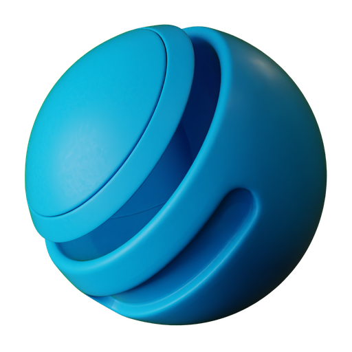 Plastic Blue | FREE plastic materials | BlenderKit