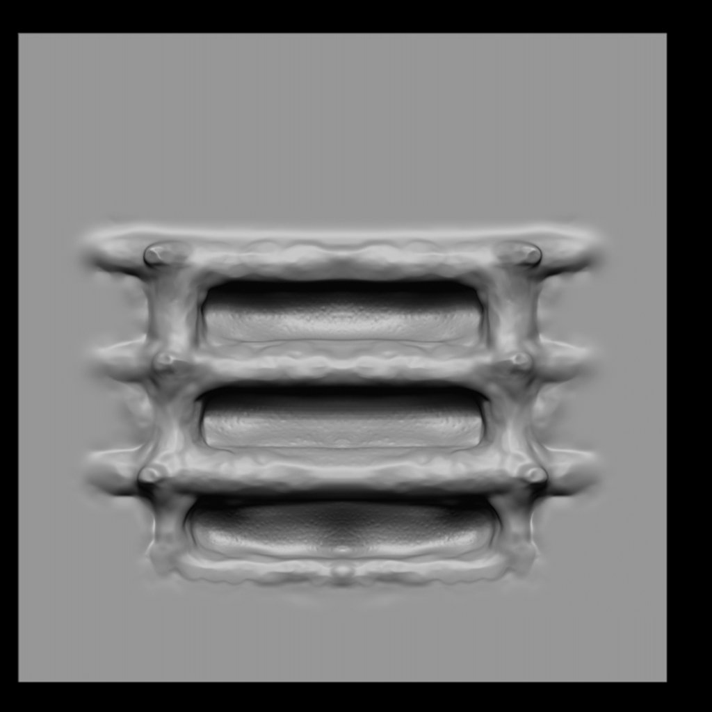 NS Sea Creature gills rectangle | animal brushes | BlenderKit