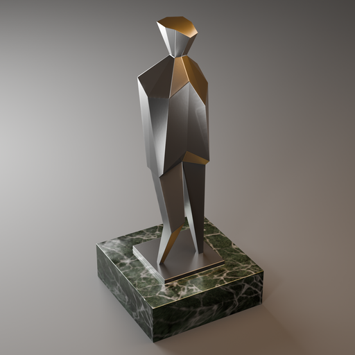 Abstract Geometric Human Sculpture | Interior Sculptures models ...