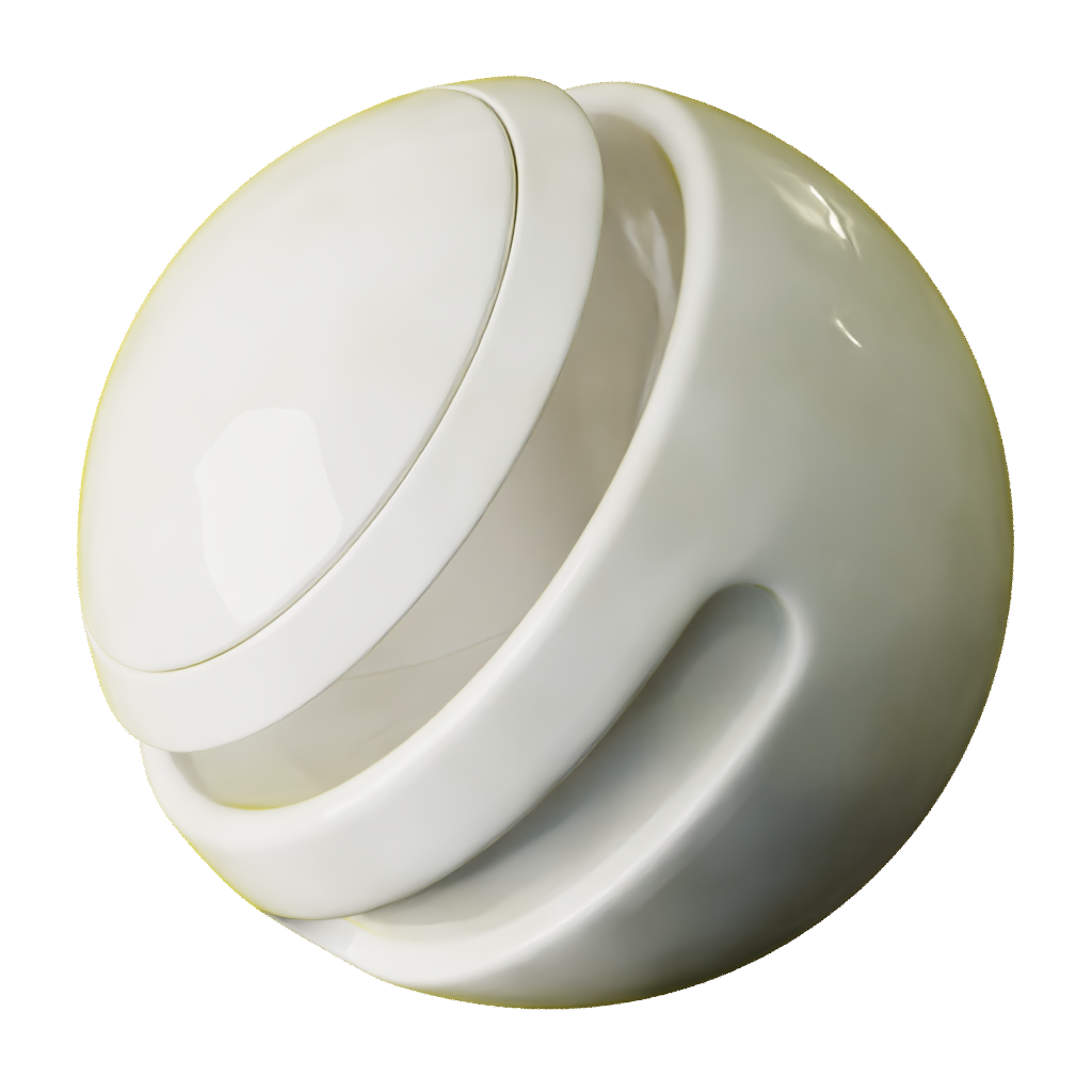 BlenderKit | Download the FREE Glazed Ceramic White material