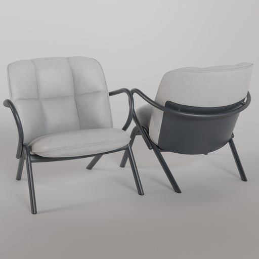 Cissy lounge Low-Back P301 | Armchairs models | BlenderKit