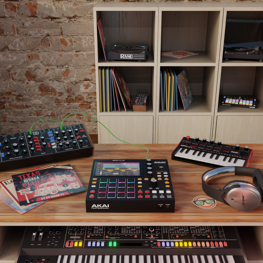Scene 2 DJ Music Mix Room | Industrial scenes | BlenderKit