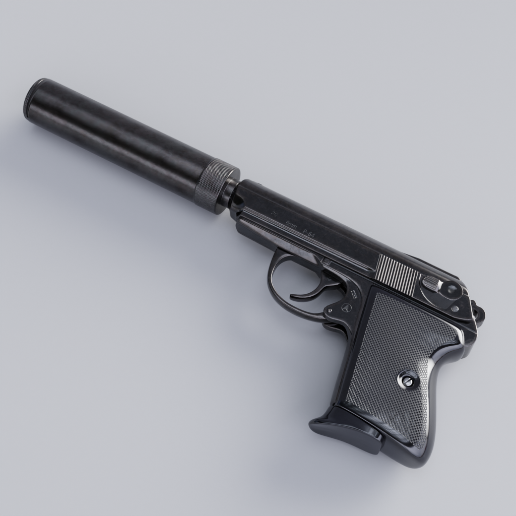P-64 Gun | Modern Weapons models | BlenderKit