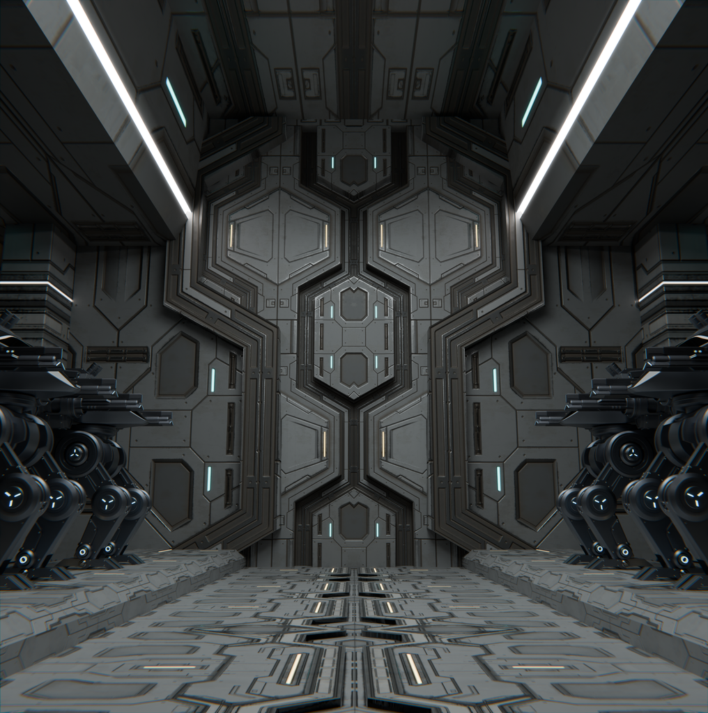 Sci fi Titan Core Gate | FREE Fantasy scenes | BlenderKit