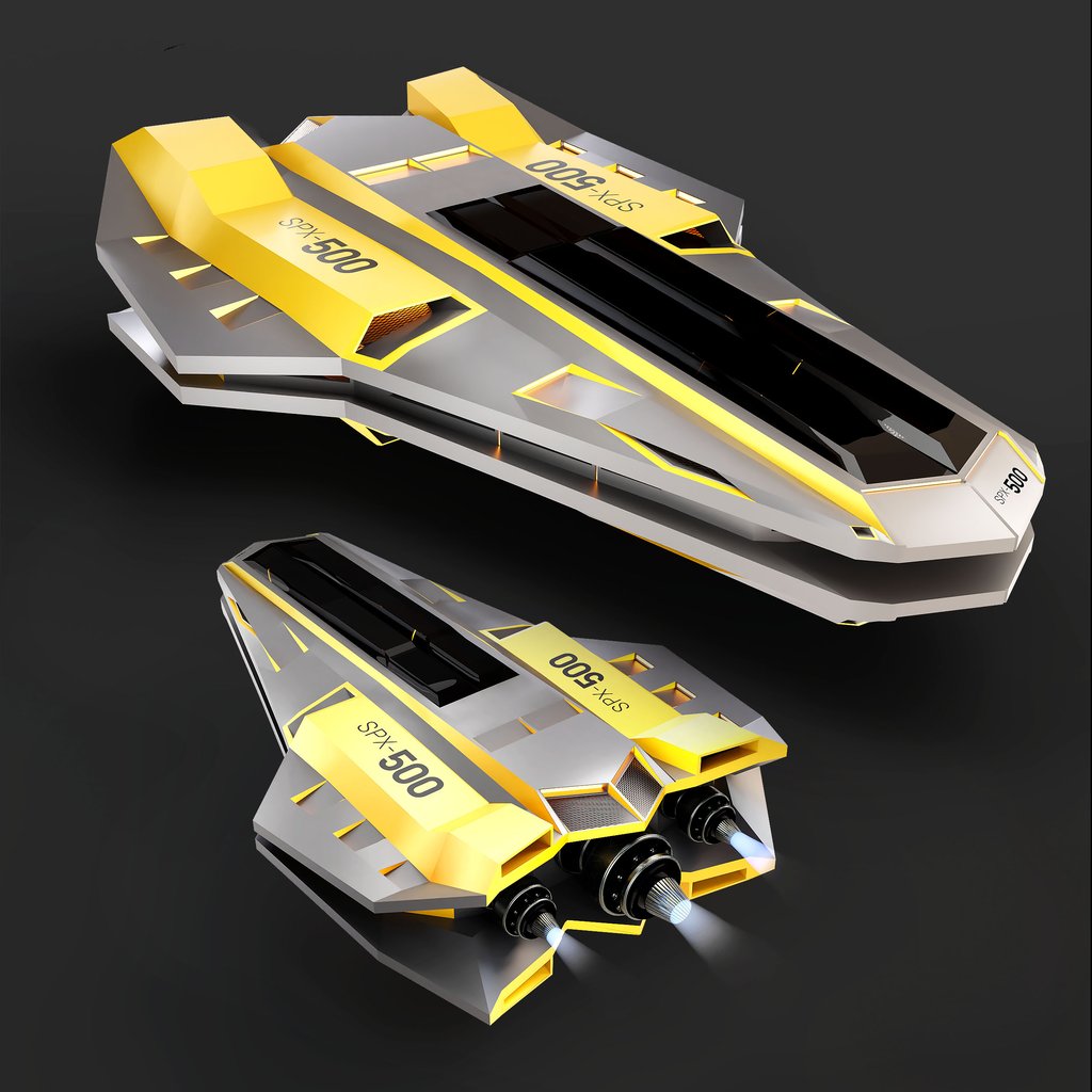 Space Ship | Spacecraft models | BlenderKit
