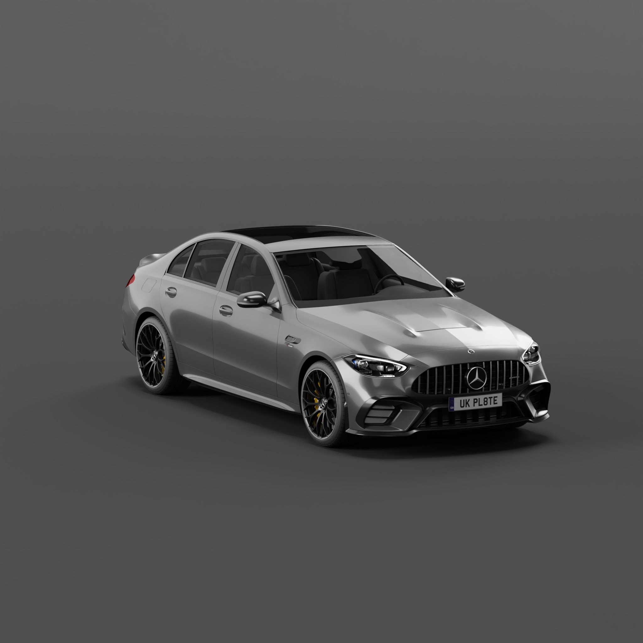 Mercedes-Benz C63 S AMG | Modern Cars models | BlenderKit