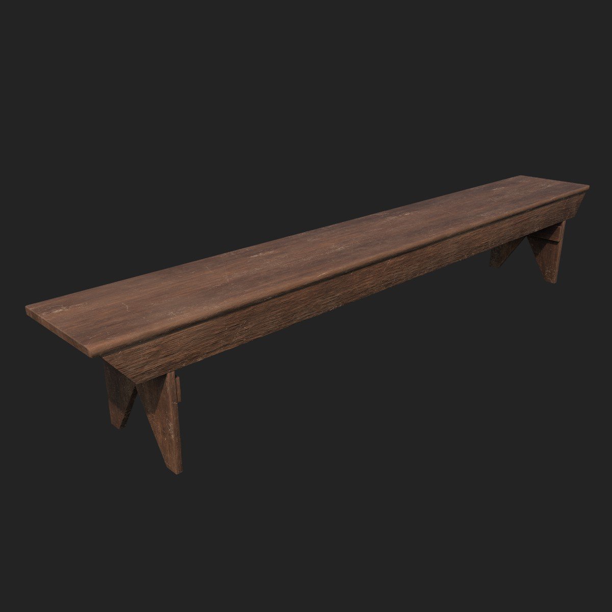 Wooden Bench | Benches models | BlenderKit