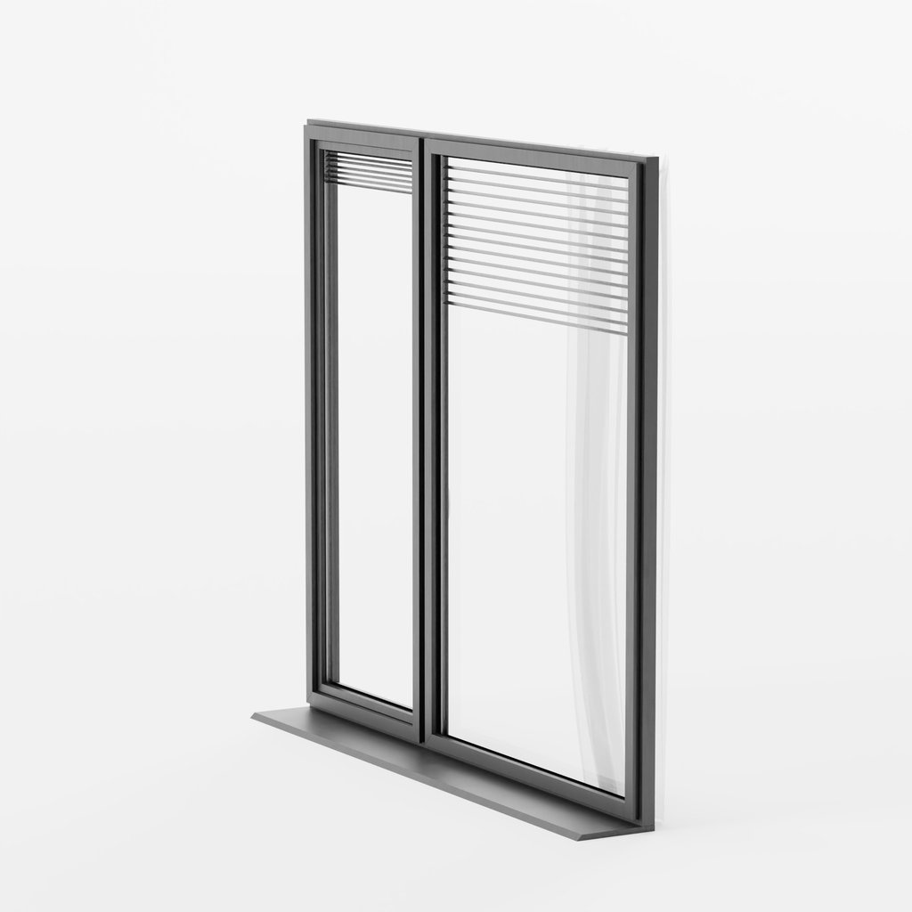 PVC Window – Fixed | FREE Windows models | BlenderKit
