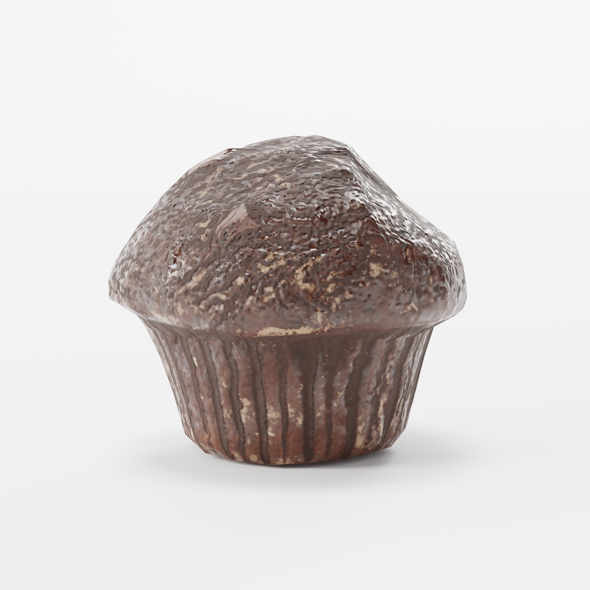 Choco Muffin (Cupcake) | Sweets / Desserts models | BlenderKit