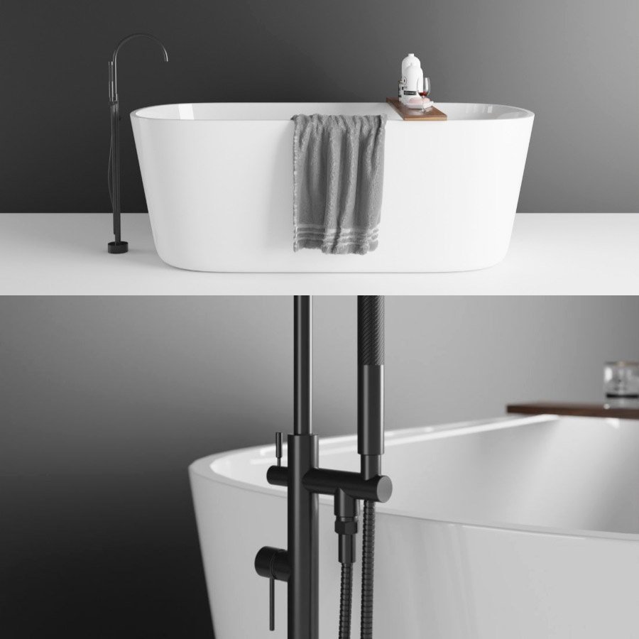 Bathtub + set | FREE Bathhubs models | BlenderKit
