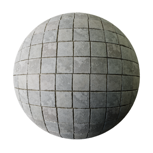 Large Concrete Tiles - 01 | FREE tiles materials | BlenderKit