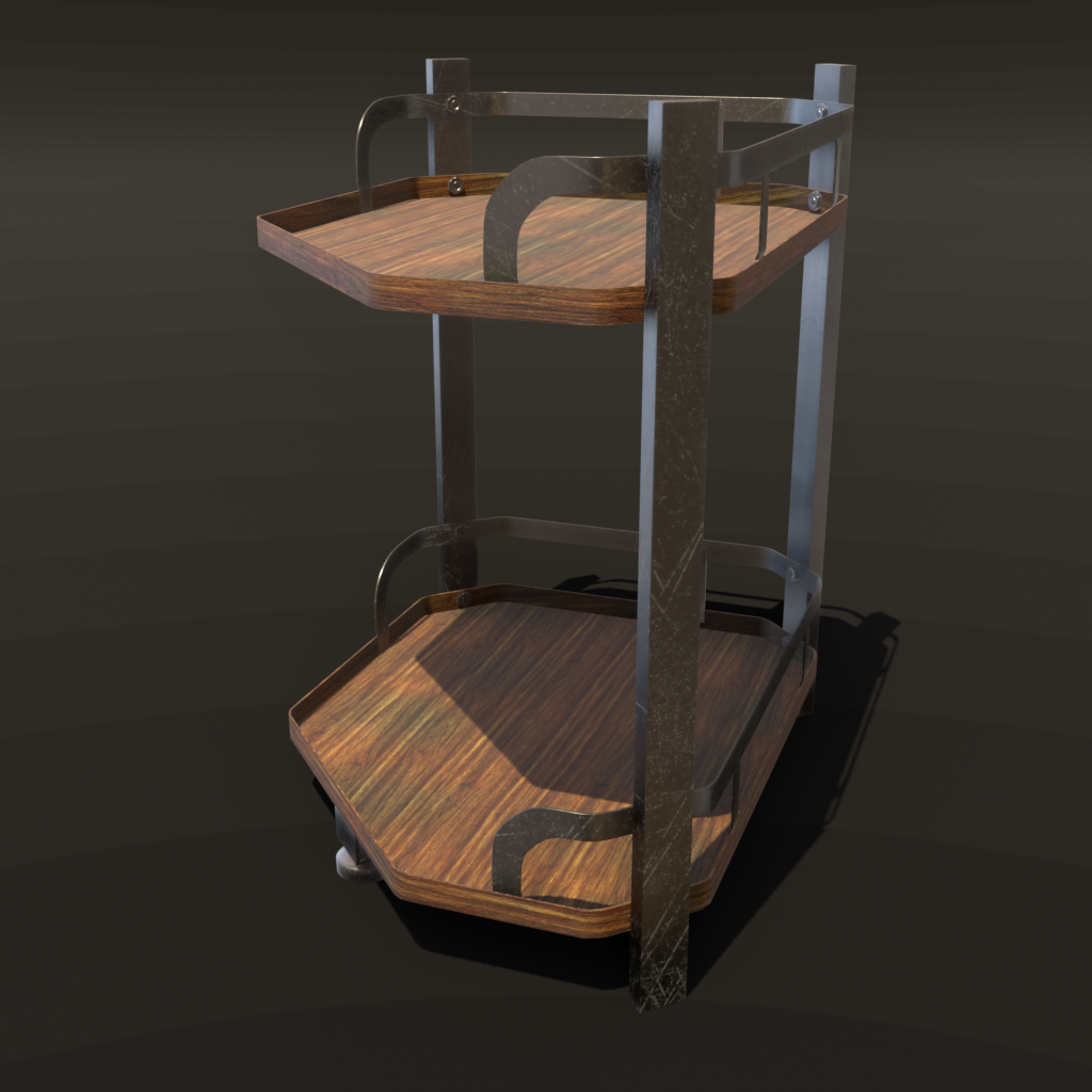 Corner Tray Table | Office Tables models | BlenderKit