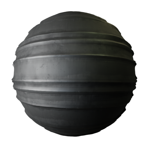 Ribbed Metal Cladding | FREE metal materials | BlenderKit