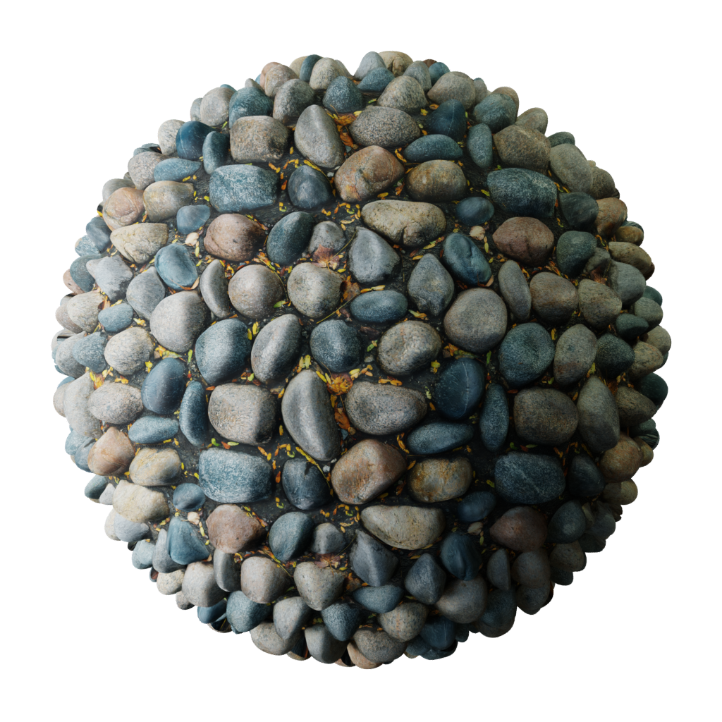 Cobbles | FREE rock materials | BlenderKit
