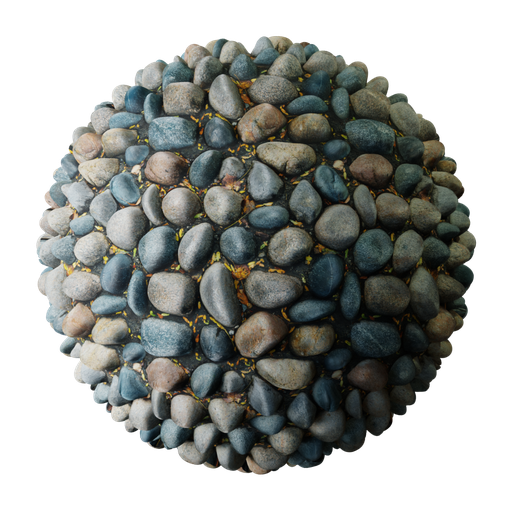 Cobbles | FREE rock materials | BlenderKit