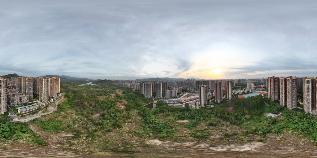 Highsky cloud building | Urban Elements HDRis | BlenderKit